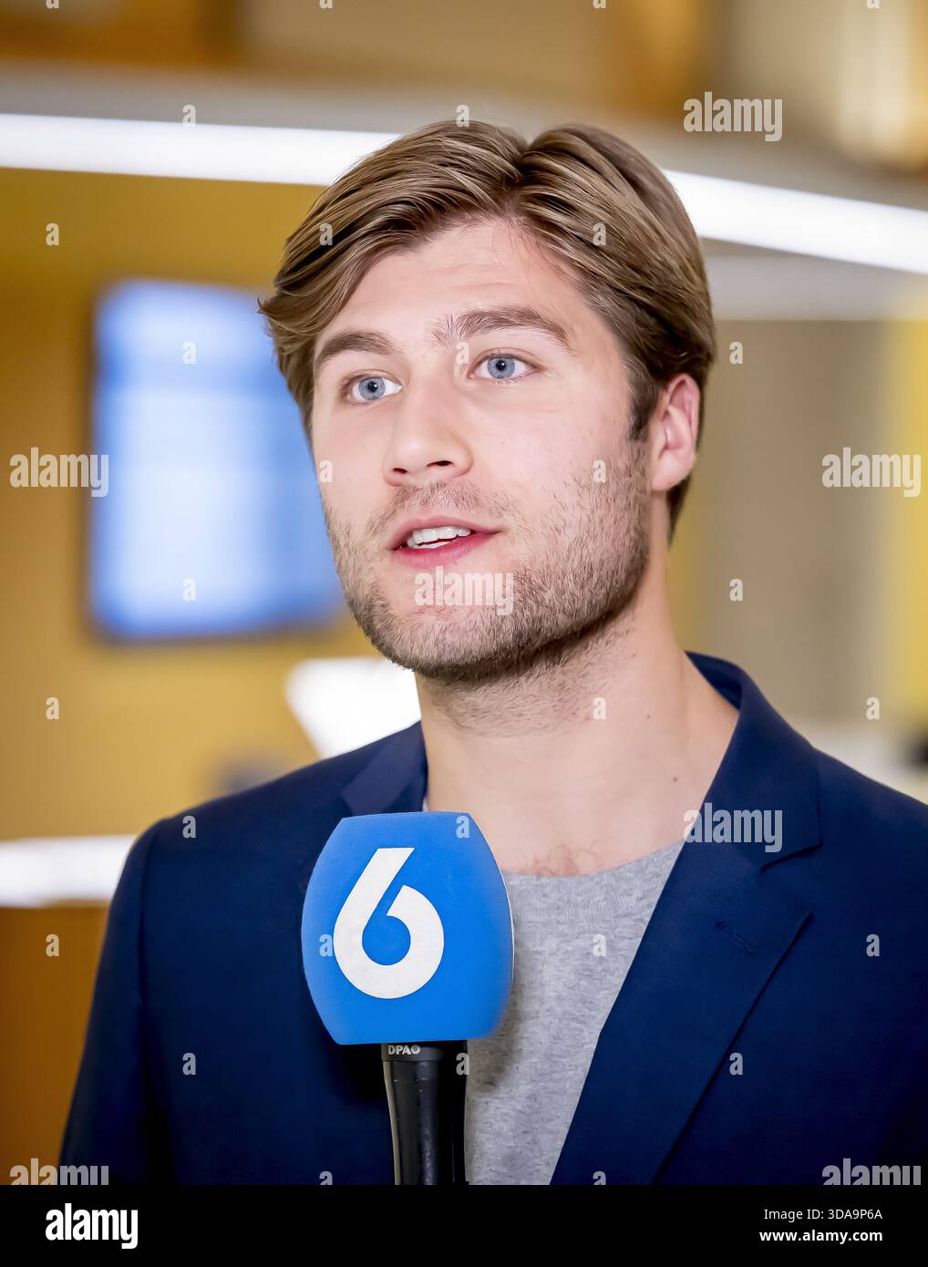 THE HAGUE - SBS6 political reporter Jeanneau van Beurden ANP /HOLLANDSE ...