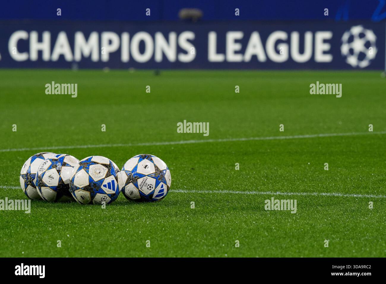 Official ball before the Uefa Champions League soccer match between ...