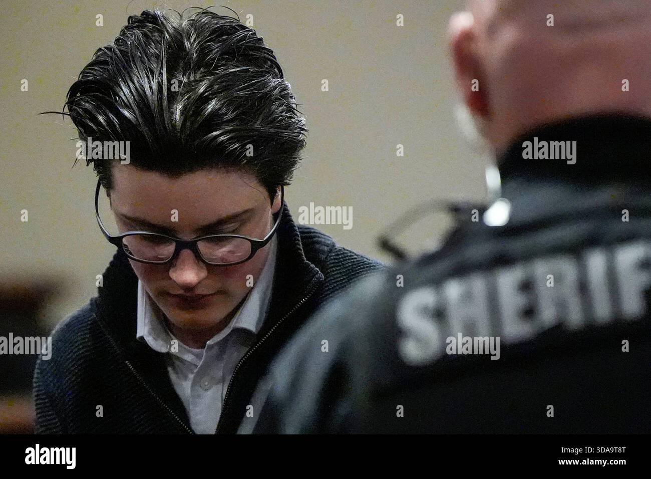 School shooting suspect Colt Gray exits the Barrow County Courthouse ...
