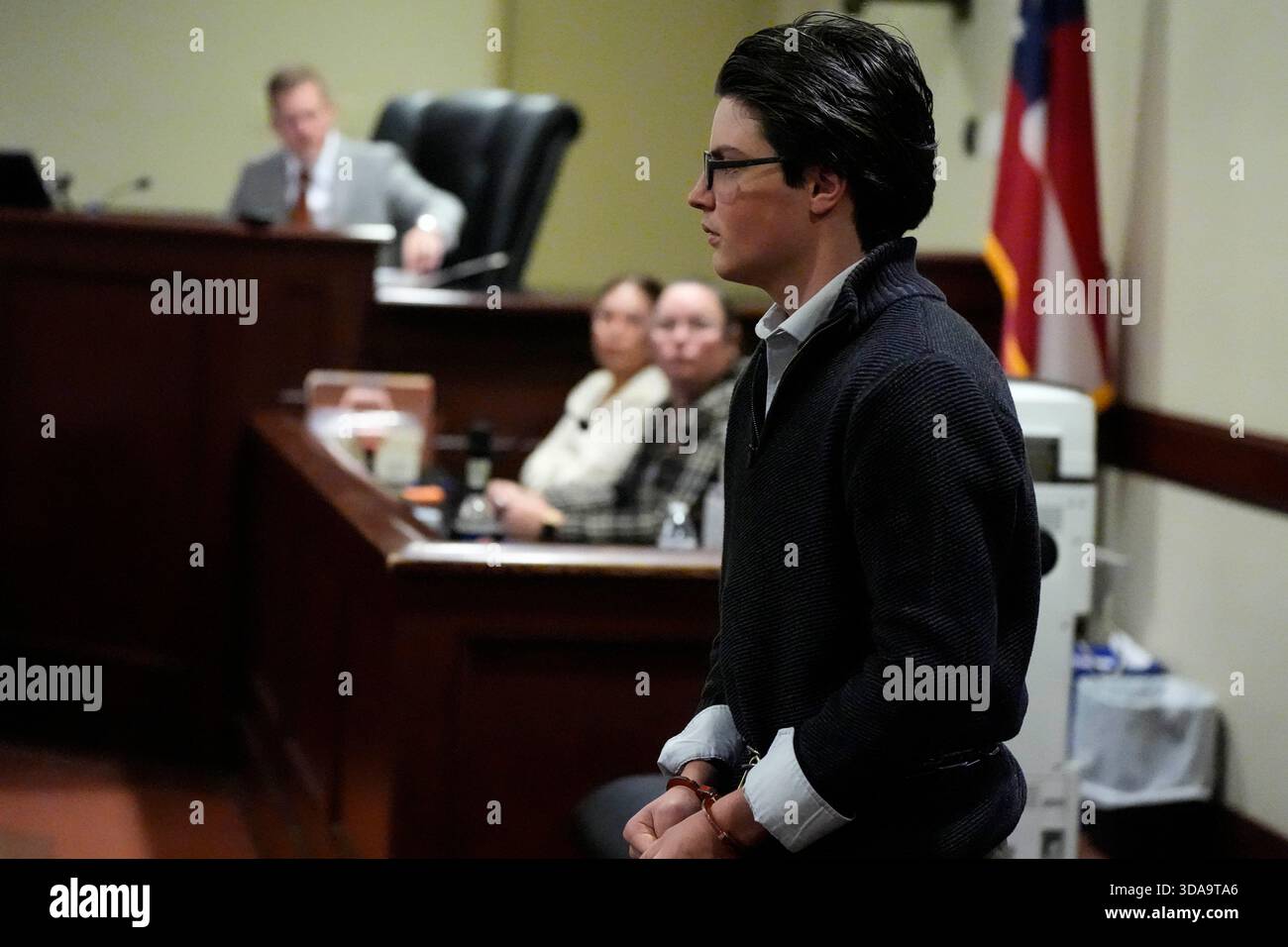 School shooting suspect Colt Gray enters the Barrow County Courthouse ...