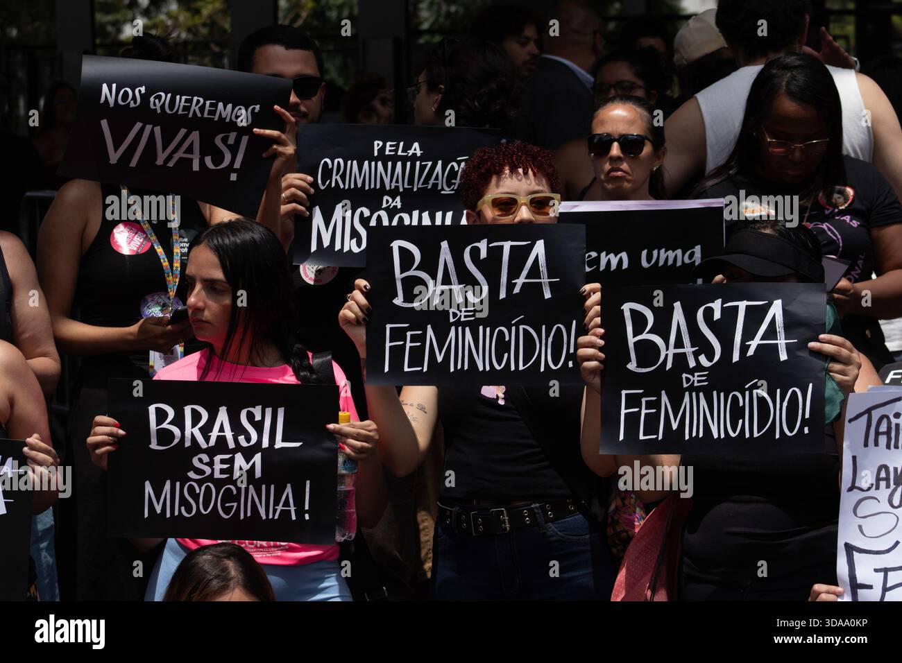 Women across Brasil take to the streets to protest against femicide on ...