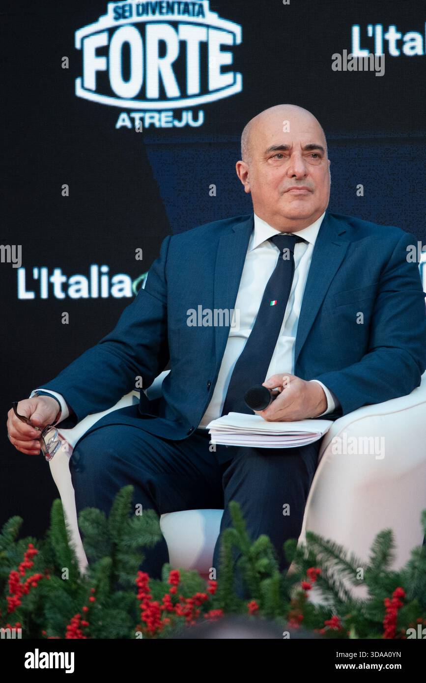 Rome, Italy. 09th december 2025. Gianni Berrino senator of Fratelli d ...