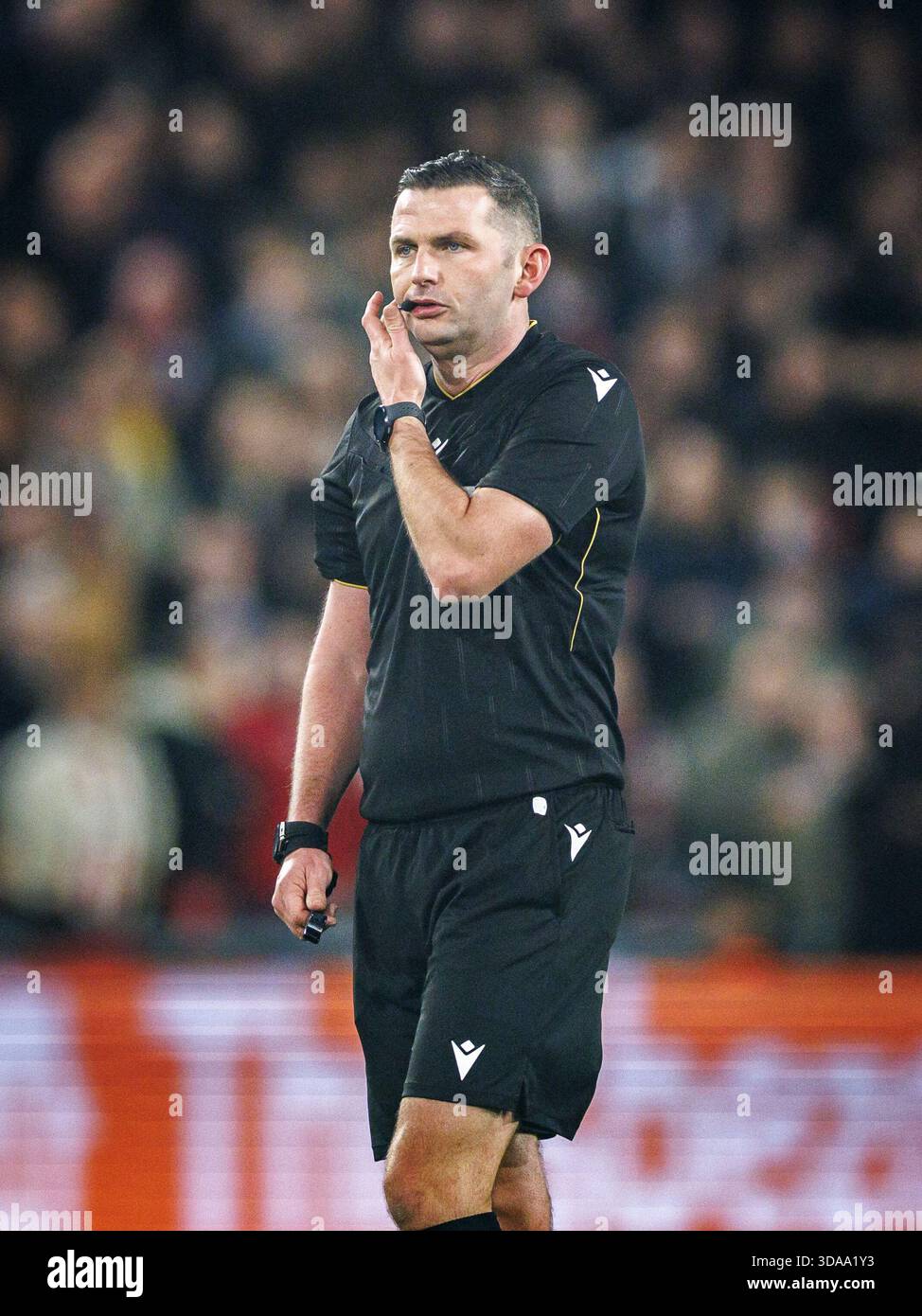 EINDHOVEN - Referee Michael Oliver during the UEFA Champions League ...