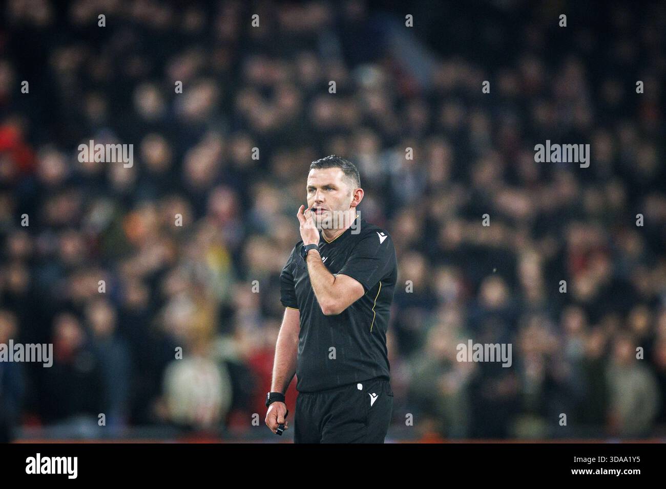 EINDHOVEN - Referee Michael Oliver during the UEFA Champions League ...