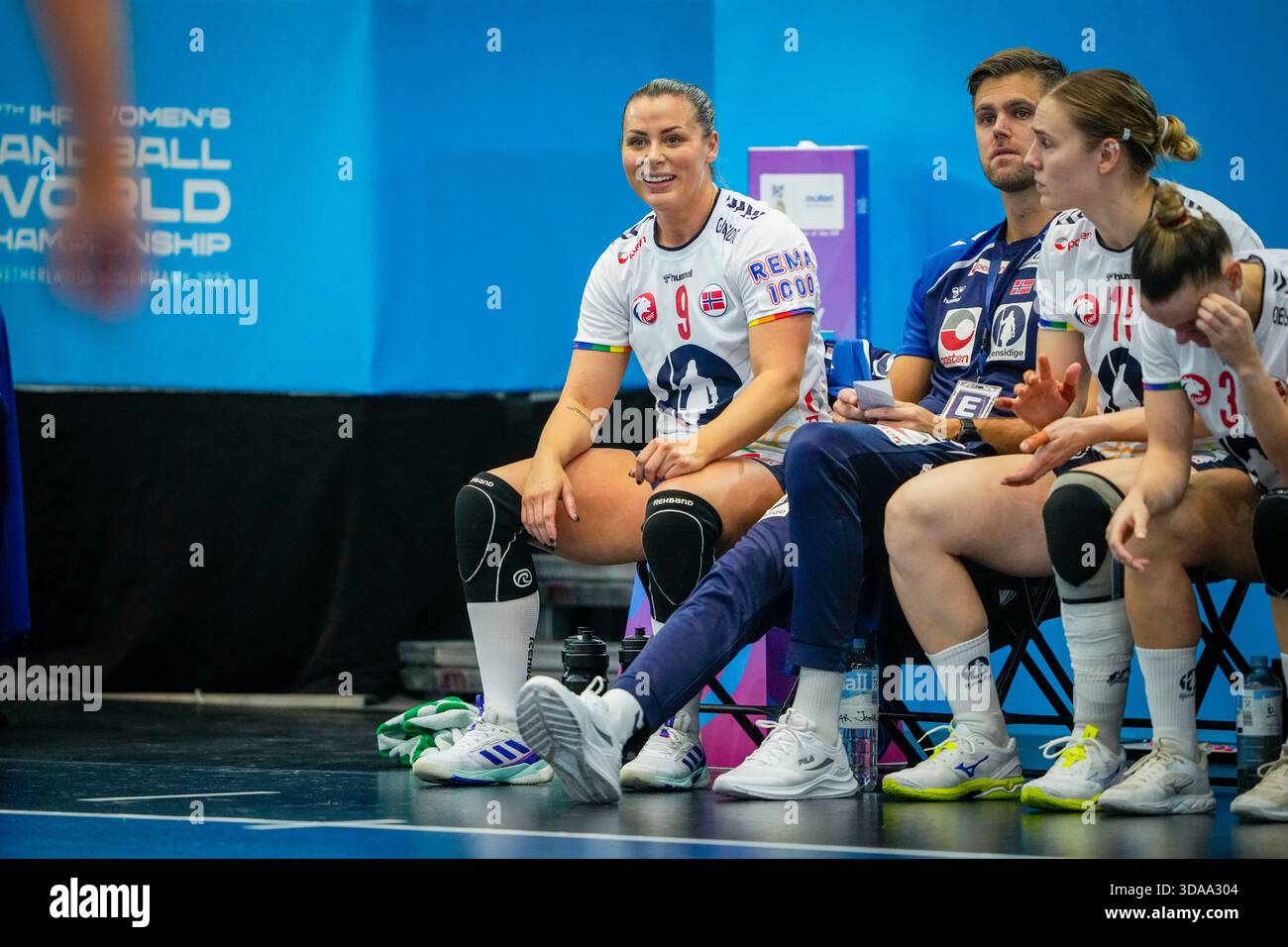 Dortmund, Germany 20251209. Norway's Nora Mørk during the quarter-final of the Women's Handball ...