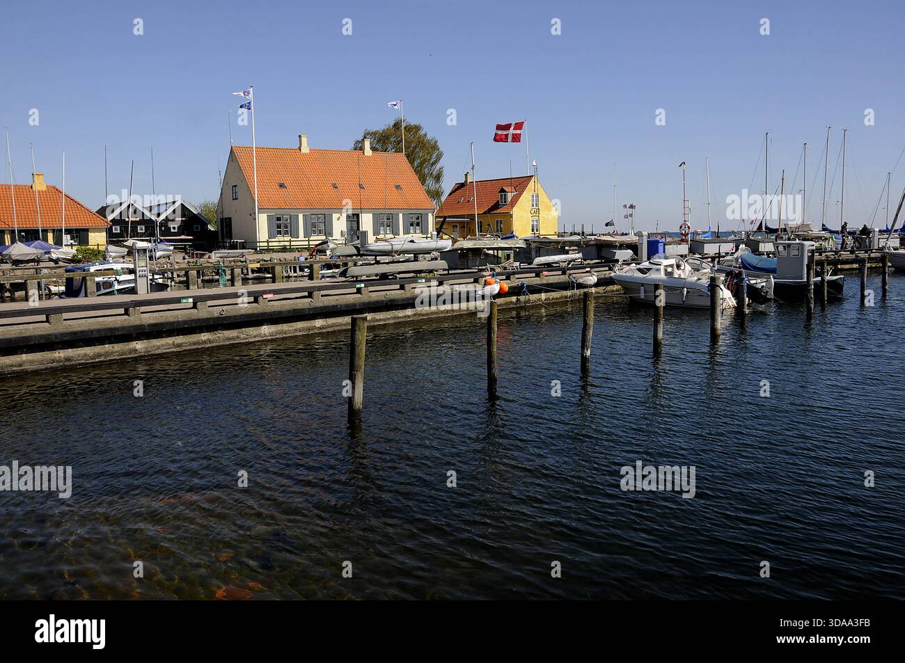 Copenhagen / Denmark - 12 May 2017. .Dragor habour sailing habour ...