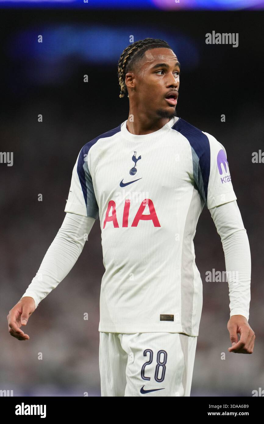 Wilson Odobert of Tottenham Hotspur during the UEFA Champions League ...