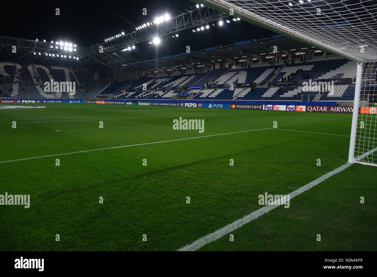 General overview of New Balance Arena in Bergamo, prior the UEFA ...