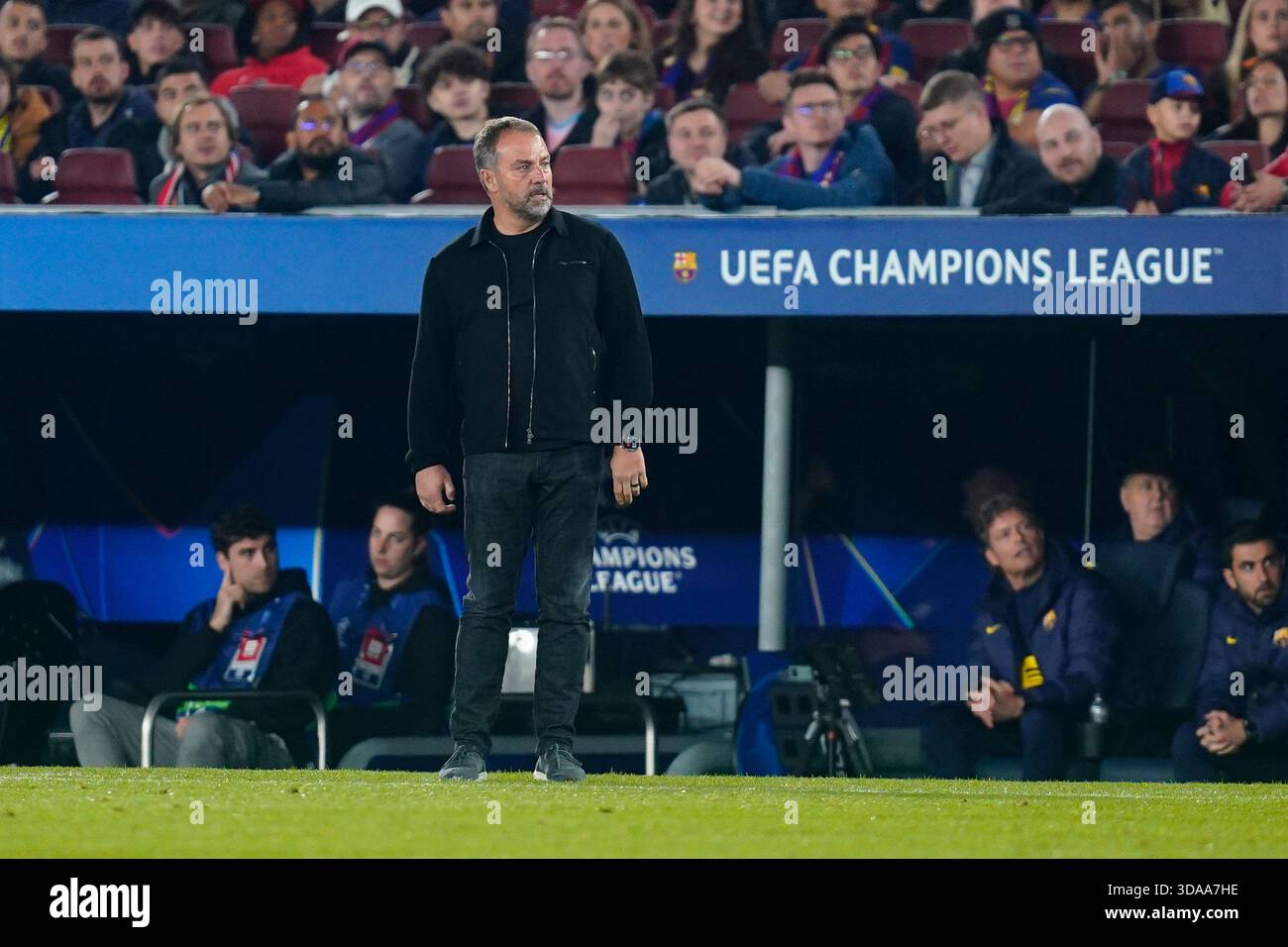 FC Barcelona head coach Hansi Flick during the UEFA Champions League ...