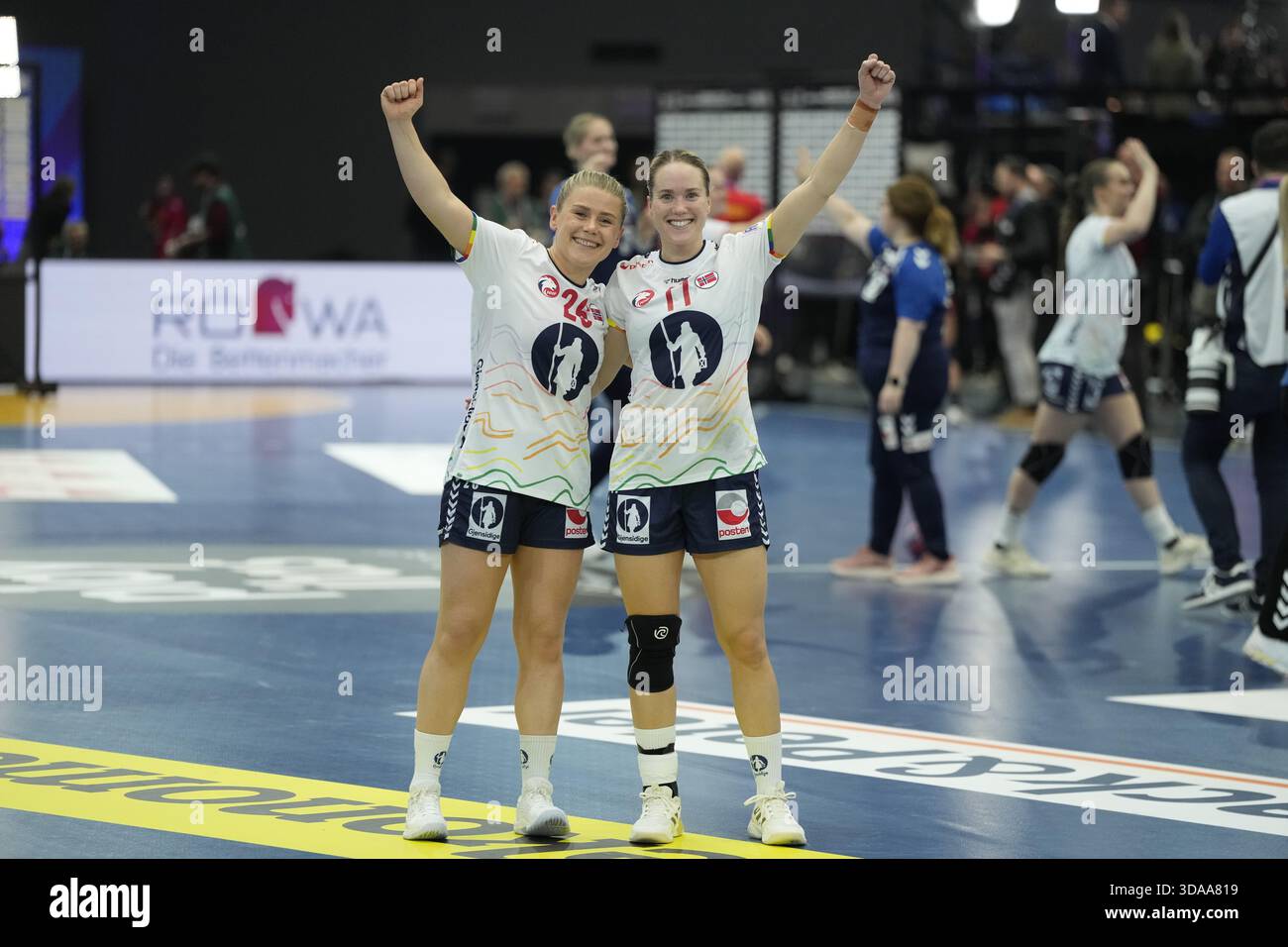 Dortmund, Germany 20251209. Norway's Emilie Margrethe Hovden and Malin ...