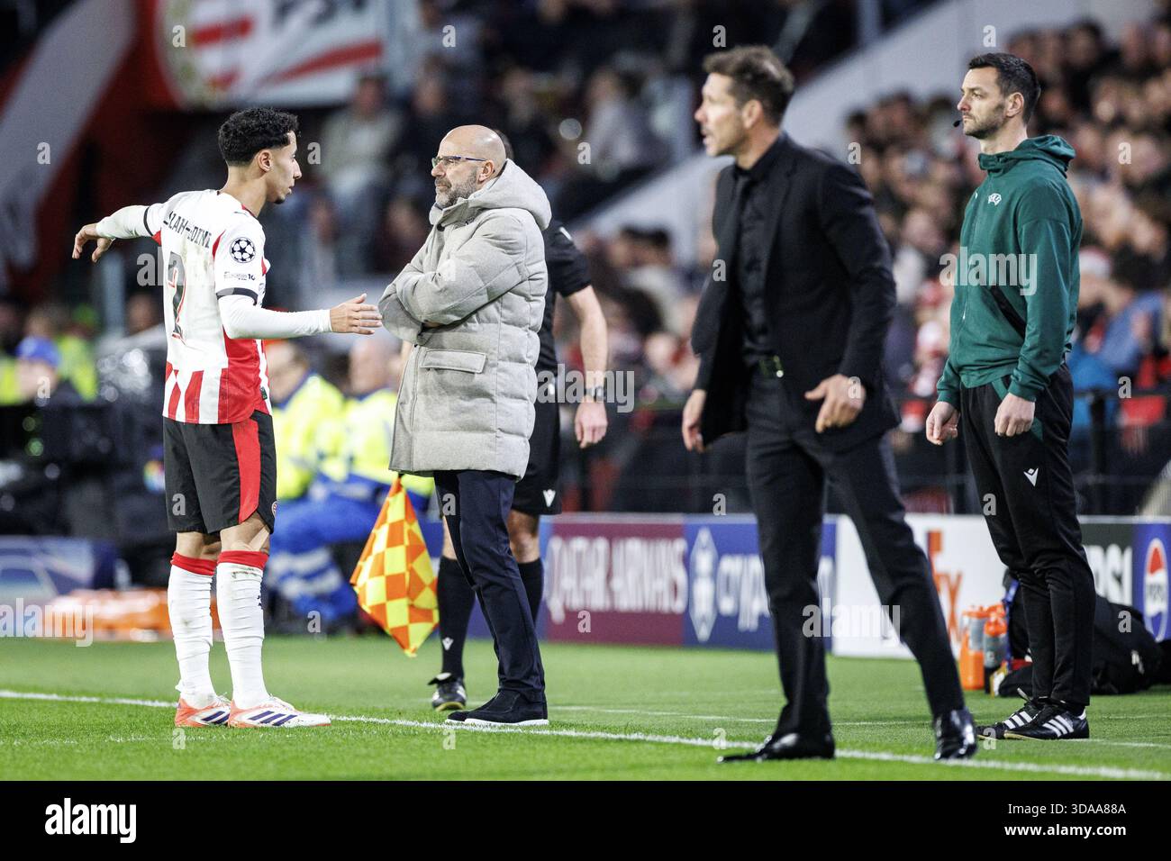 EINDHOVEN – (l-r) Anass Salah-Eddine of PSV Eindhoven, PSV Eindhoven ...