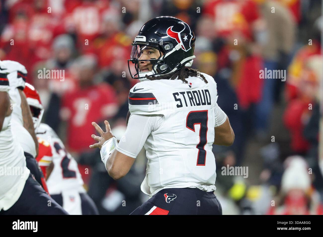December 7, 2025: Houston Texans quarterback C.J. Stroud (7) looks to ...