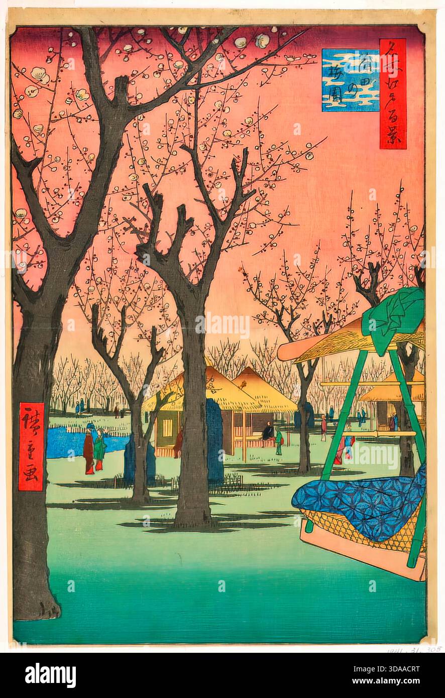 Iconic hiroshige scene Stock Vector Images - Alamy