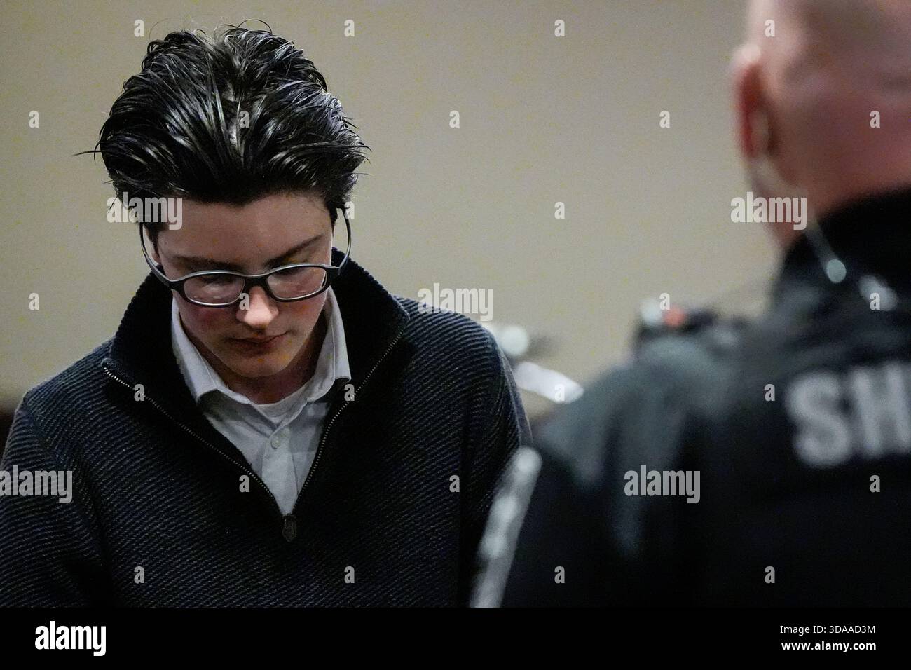 School shooting suspect Colt Gray exits the Barrow County Courthouse ...