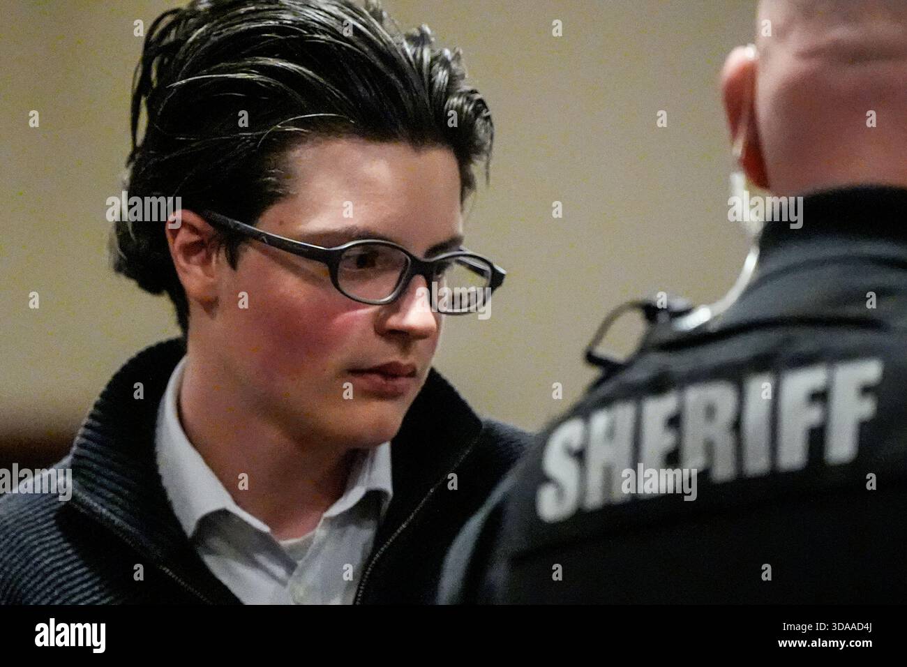 School shooting suspect Colt Gray exits the Barrow County Courthouse ...