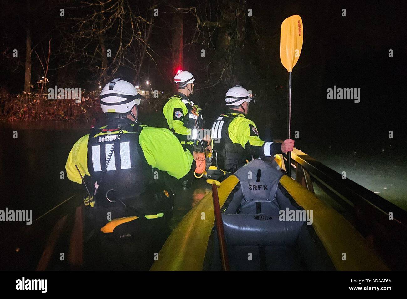 This photo provided by Snohomish Regional Fire & Rescue shows a rescue ...