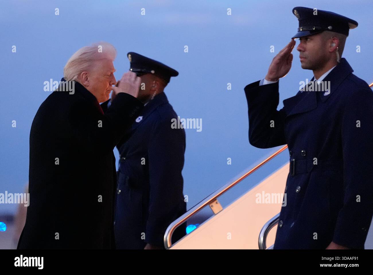 President Donald Trump boards Air Force One, Tuesday, Dec. 9, 2025, at ...
