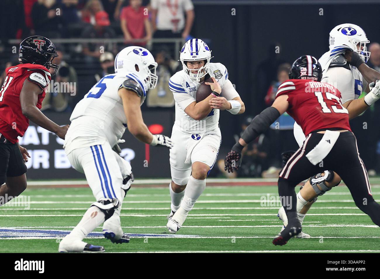 ARLINGTON, TX - DECEMBER 06: BYU Cougars quarterback Bear Bachmeier ...