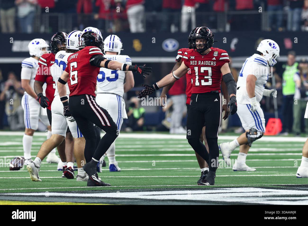 ARLINGTON, TX - DECEMBER 06: Texas Tech Red Raiders linebacker John ...