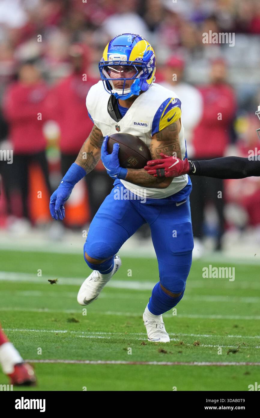 Los Angeles Rams running back Blake Corum (22) during an NFL football ...
