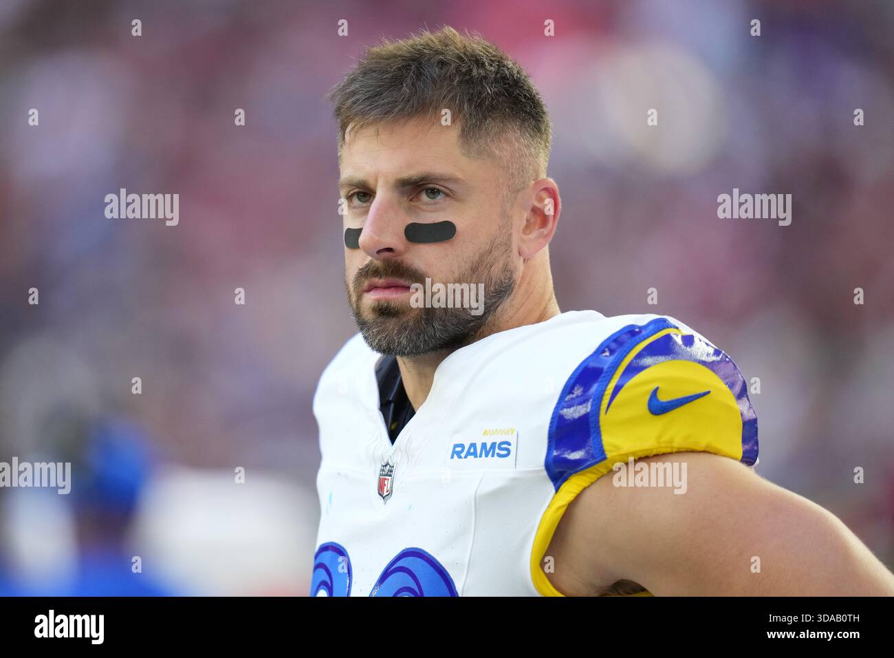 Los Angeles Rams tight end Nick Vannett (38) during an NFL football ...