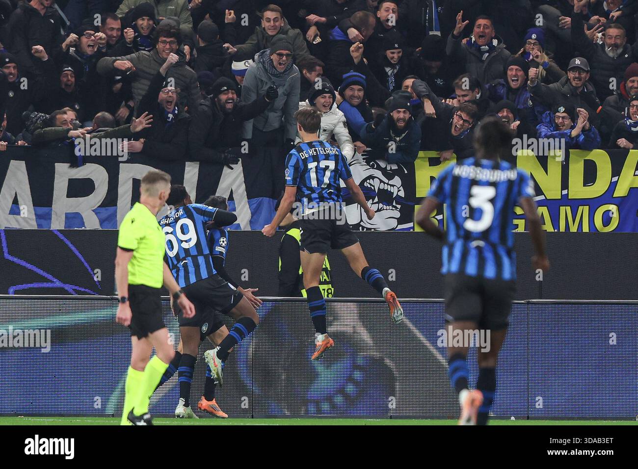 Bergamo, Italy. 9th, December 2025. Charles De Ketelaere (17) Atalanta ...