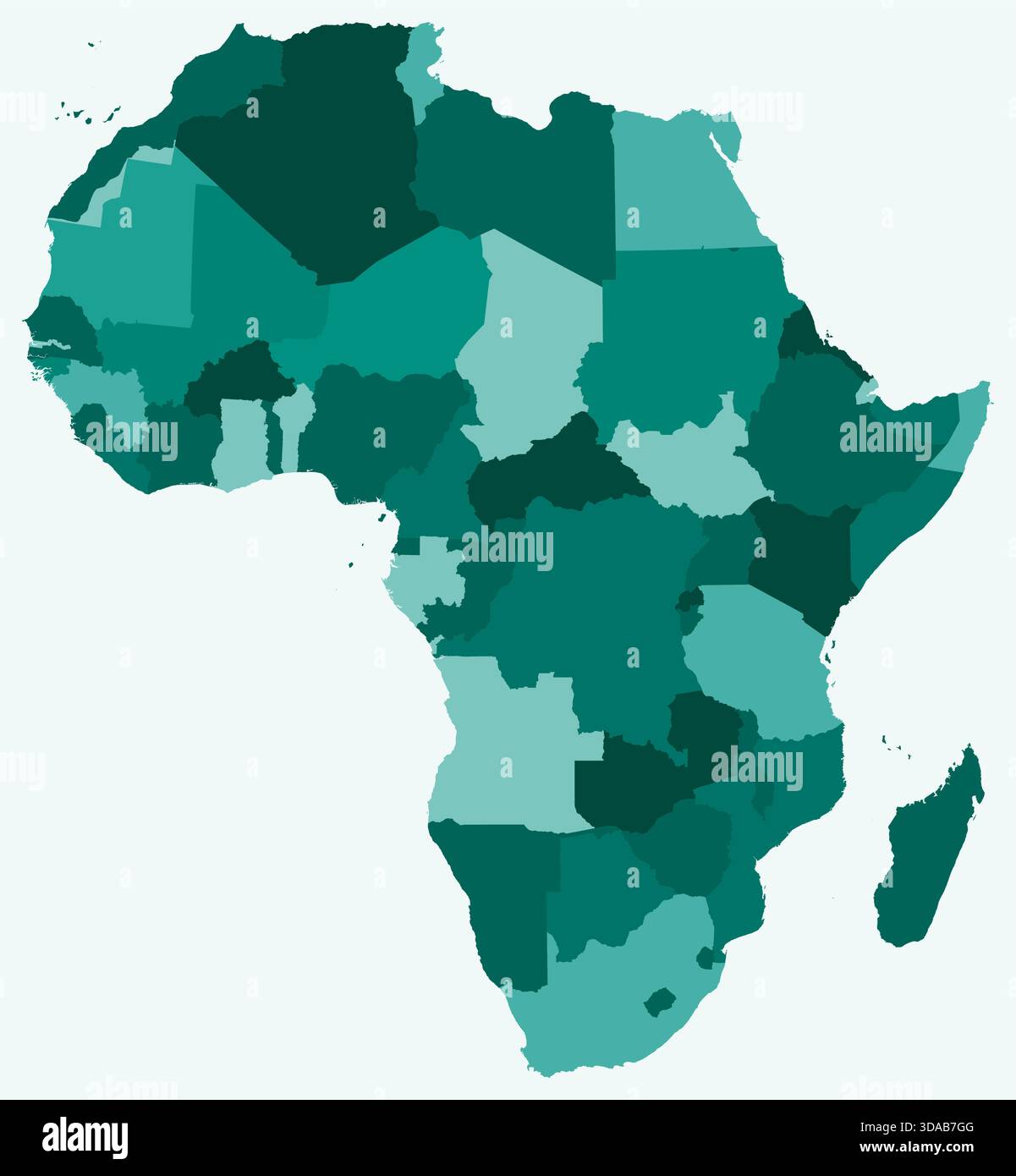 African countries outline hi-res stock photography and images - Alamy