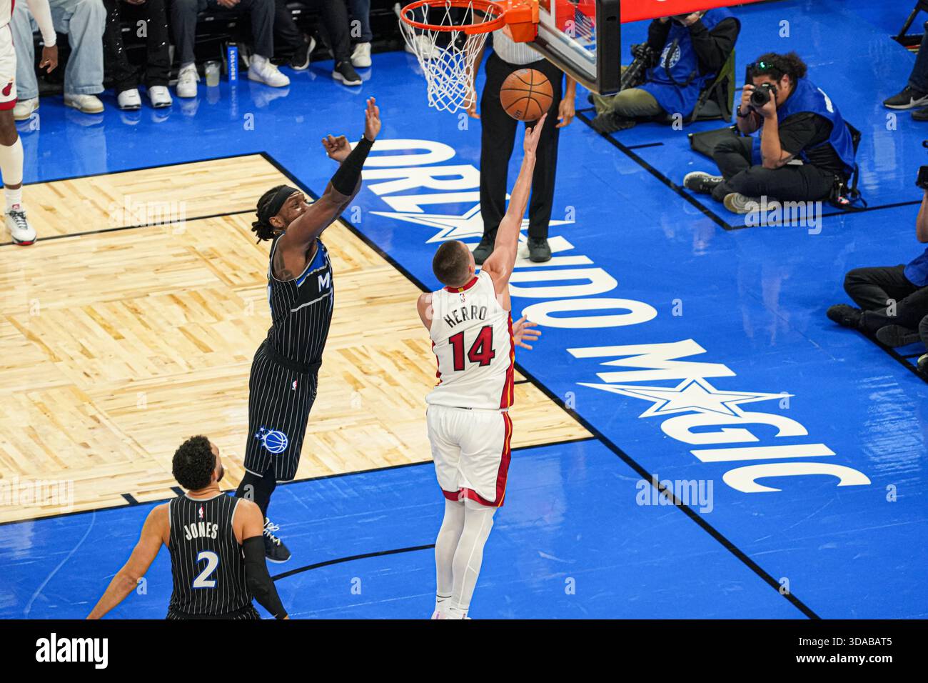 Orlando, Florida, USA, December 9, 2025, Miami Heat guard Tyler Herro ...