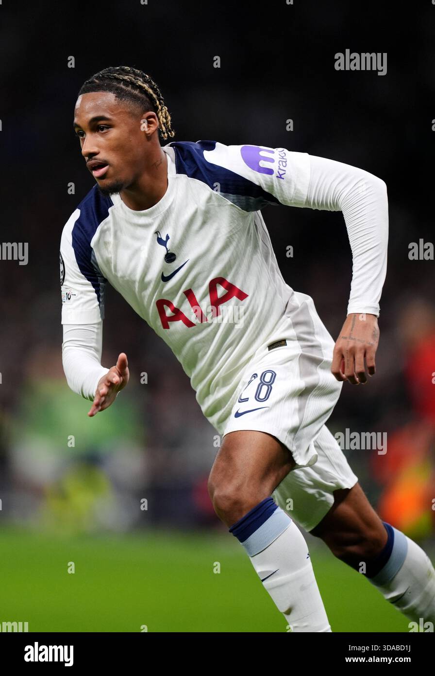 Tottenham Hotspur's Wilson Odobert during the UEFA Champions League ...