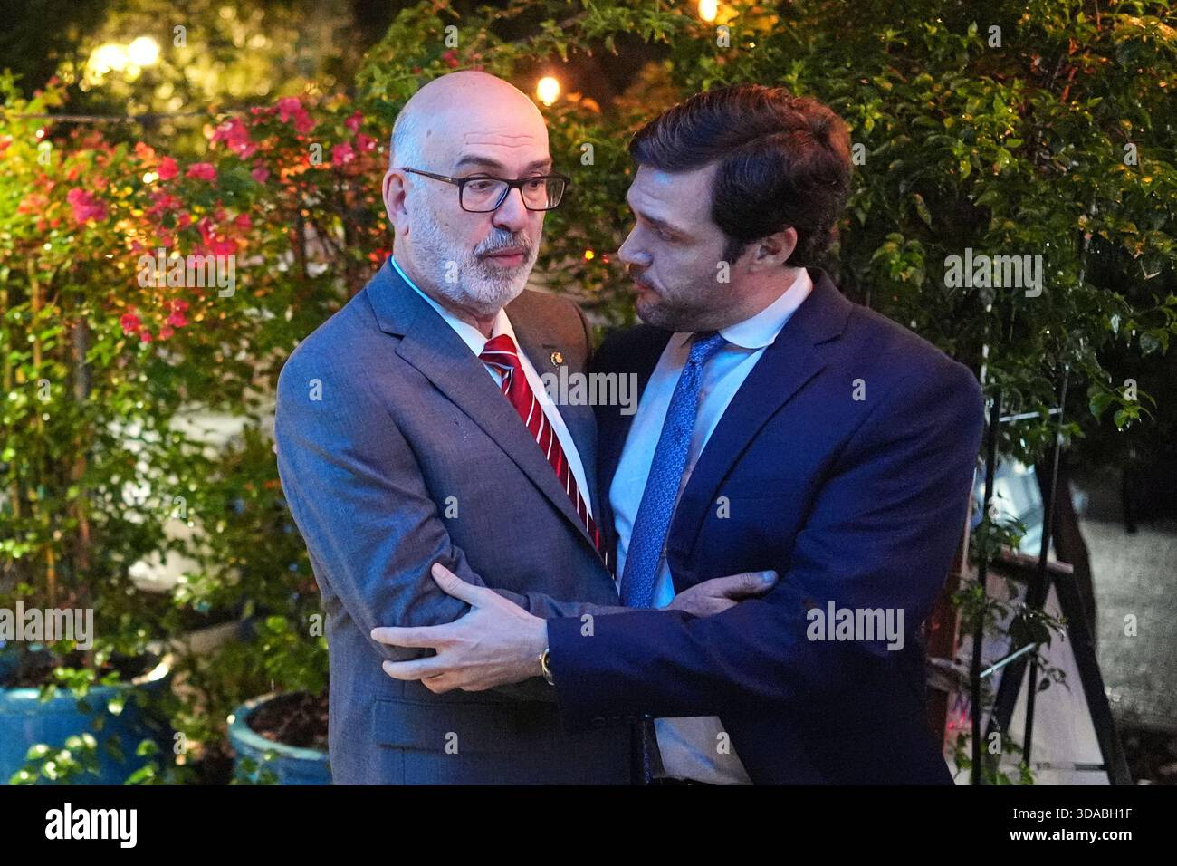 Miami mayor candidate Emilio Gonzalez, left, a former city manager ...