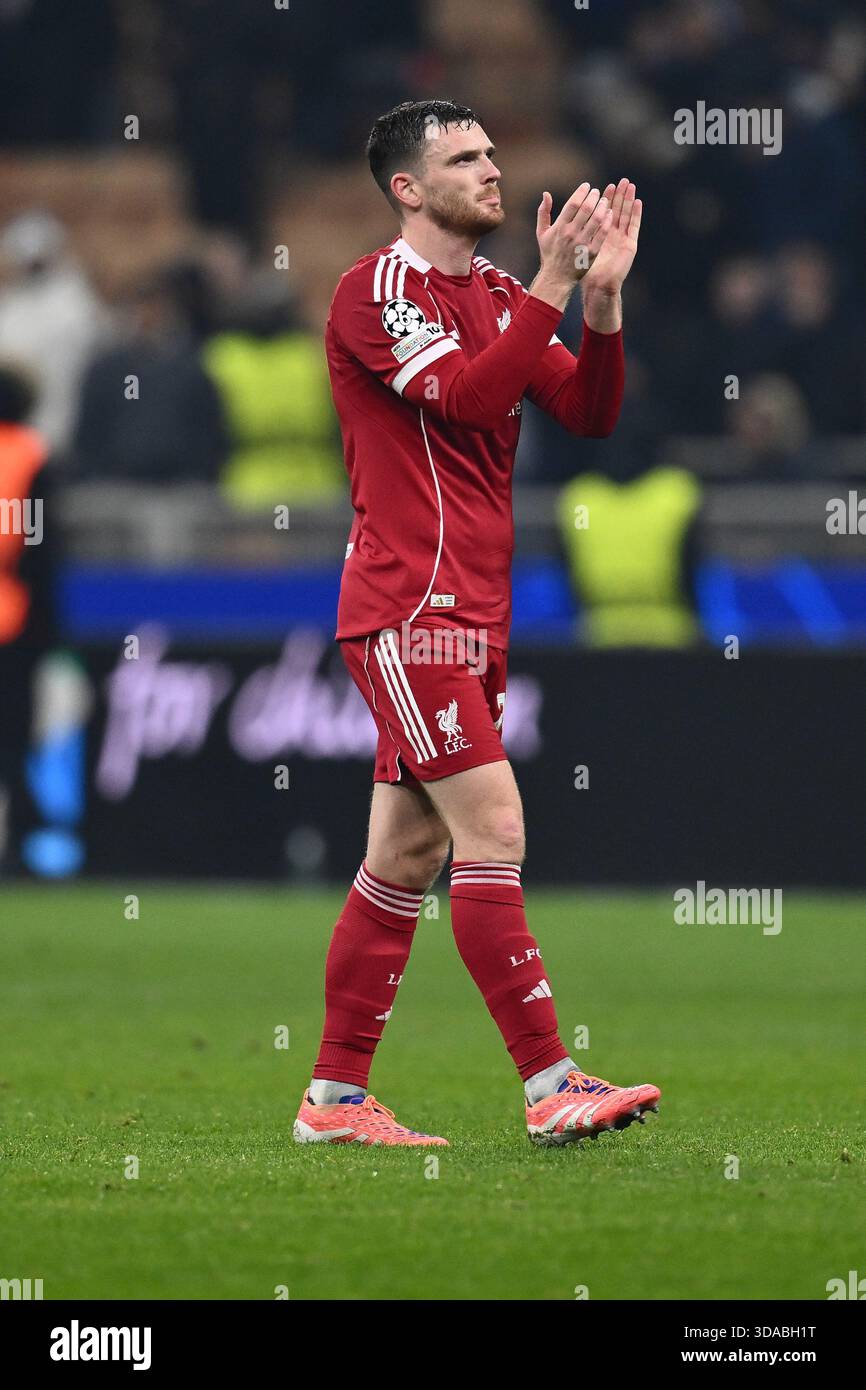 Andrew Robertson of Liverpool F.C. celebrate the victory at the end of ...