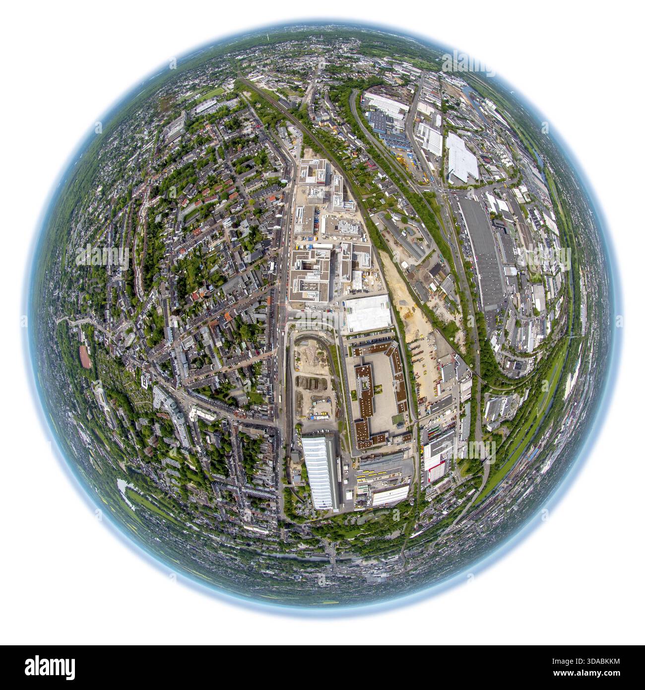 Looking north west view Cut Out Stock Images & Pictures - Alamy