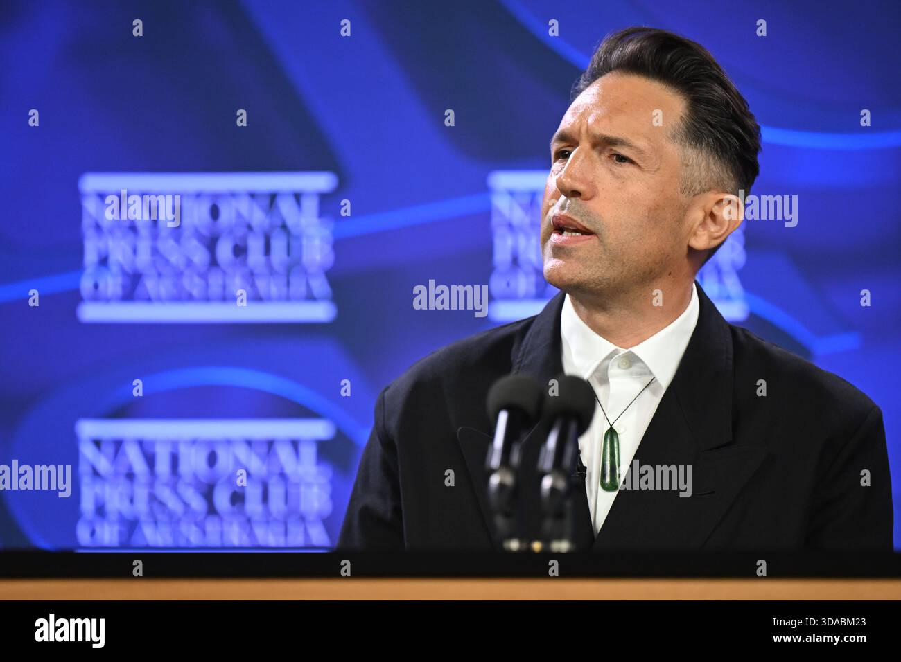 Ben Shewry addresses the National Press Club of Australia in Canberra ...