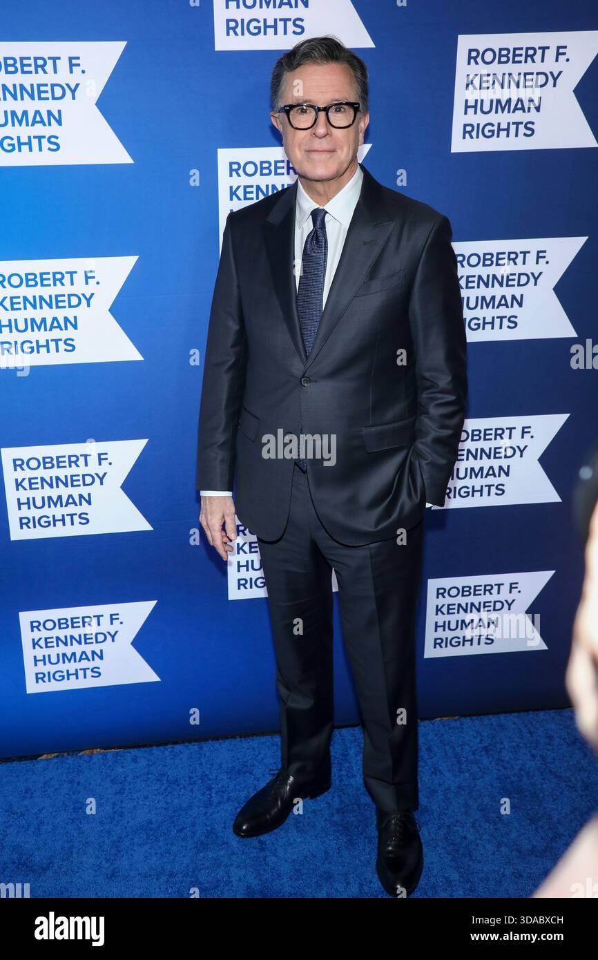 Stephen Colbert attends the annual Robert F. Kennedy Human Rights ...