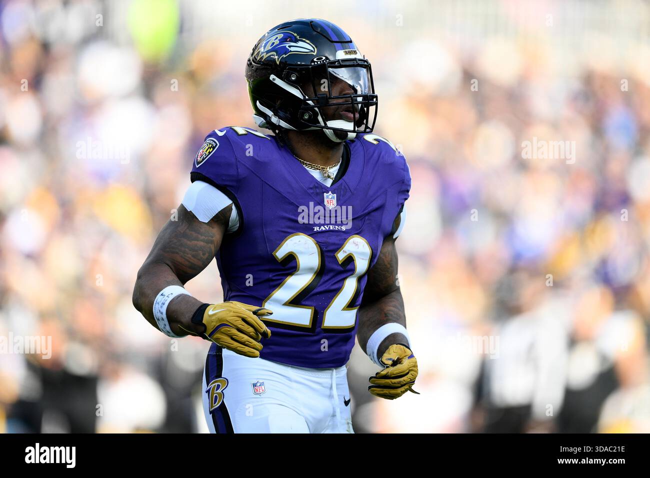 Baltimore Ravens running back Derrick Henry (22) in action during the ...