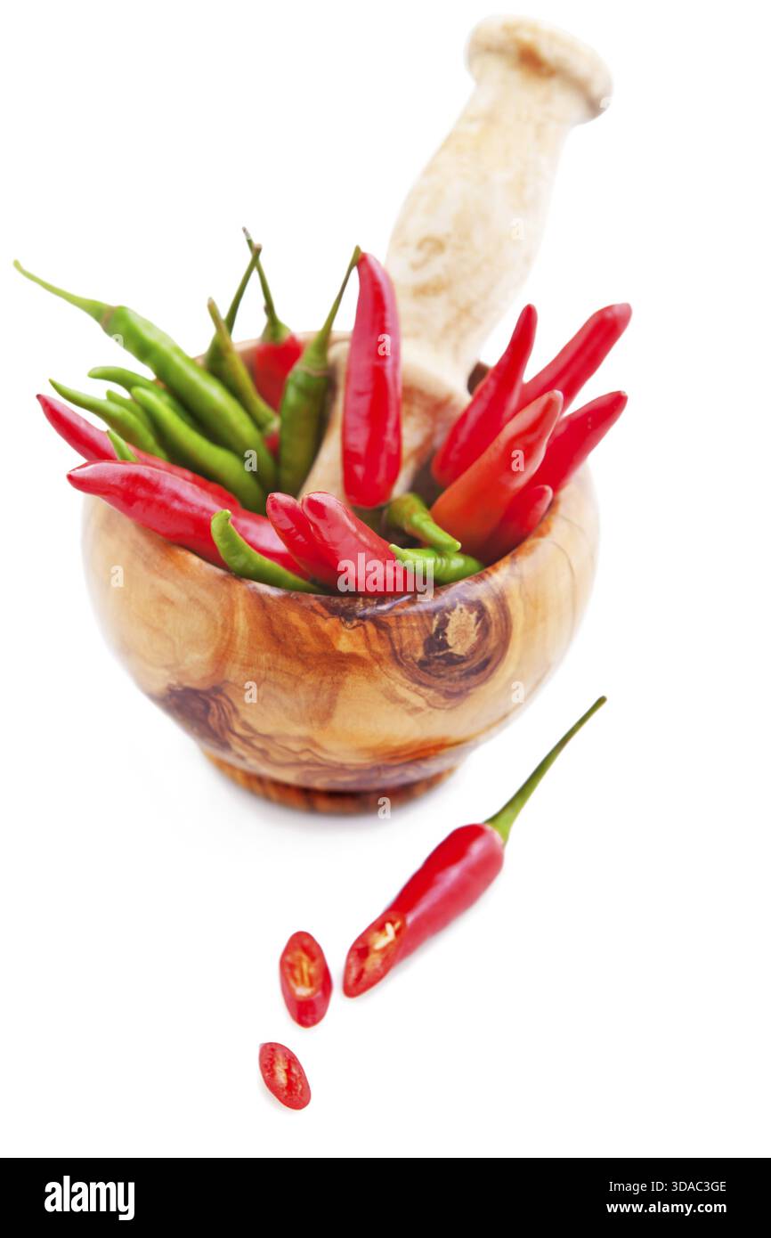 Dish of food on a table copy space Cut Out Stock Images & Pictures - Alamy