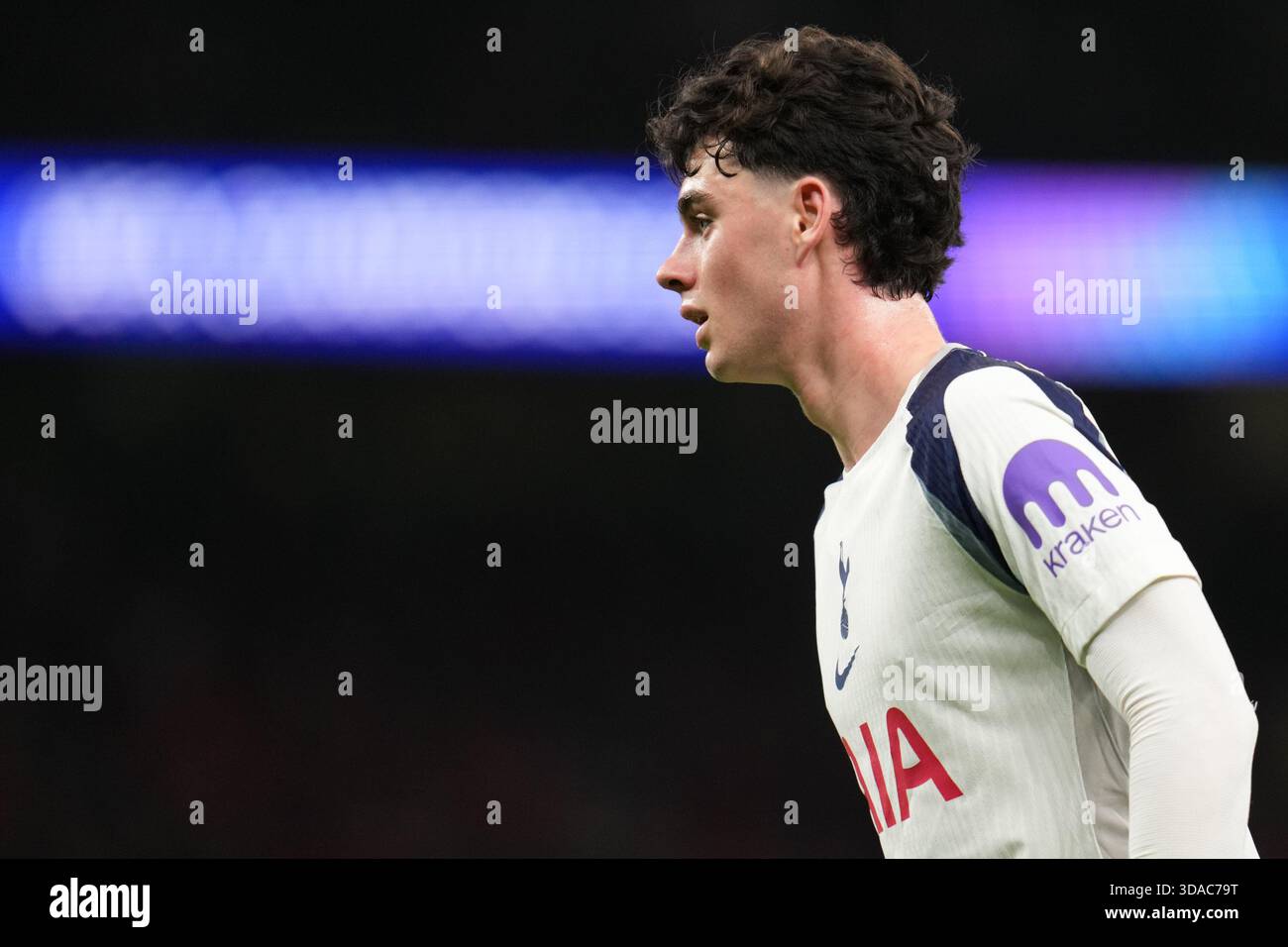 Archie Gray of Tottenham Hotspur during the UEFA Champions League ...