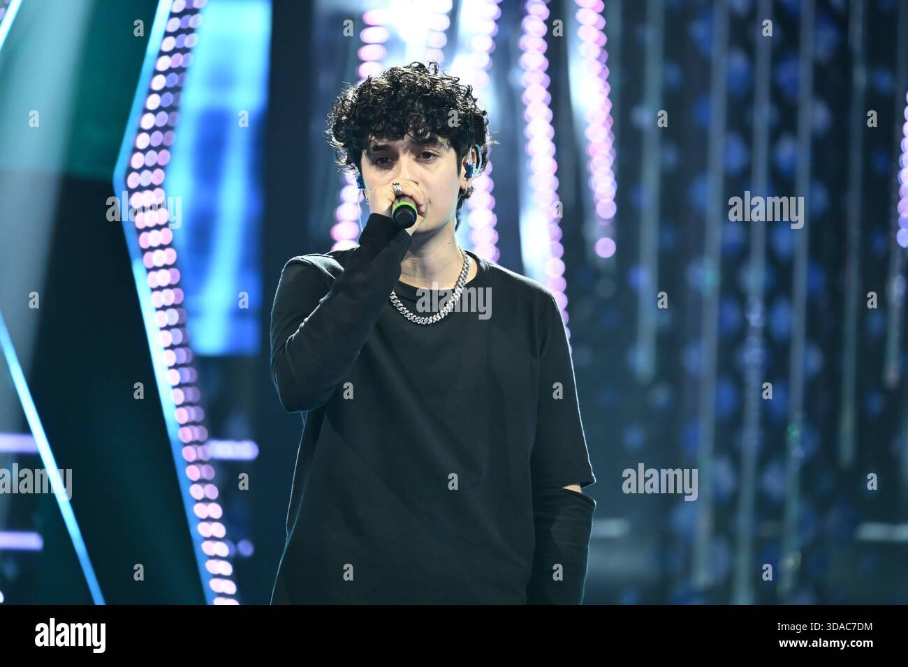 Rome: Rai Studios, Via Asiago. Sanremo Giovani broadcast. Semi-final ...