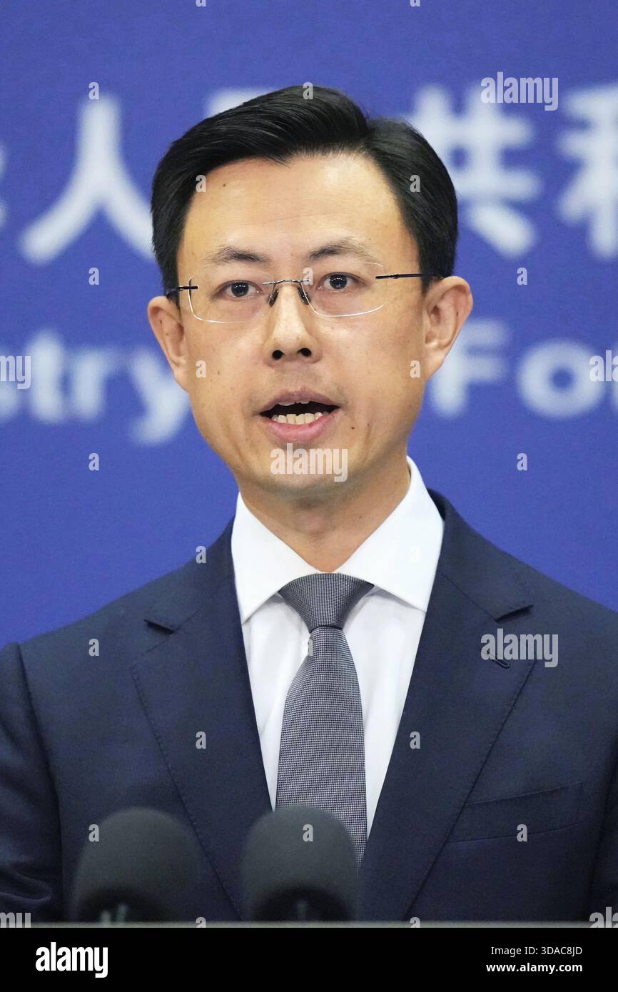 Chinese Foreign Ministry spokesman Guo Jiakun holds a press conference ...