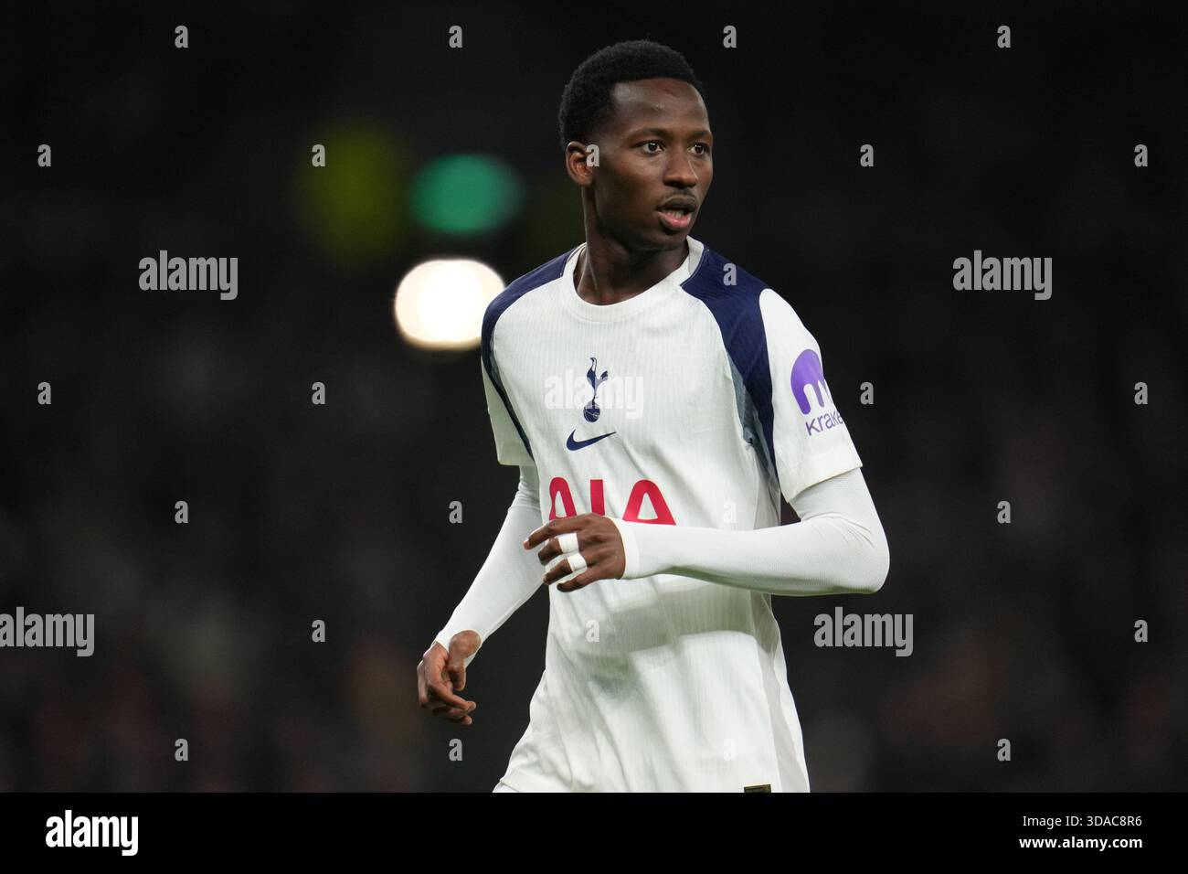 Pape Matar Sarr of Tottenham Hotspur during the UEFA Champions League ...