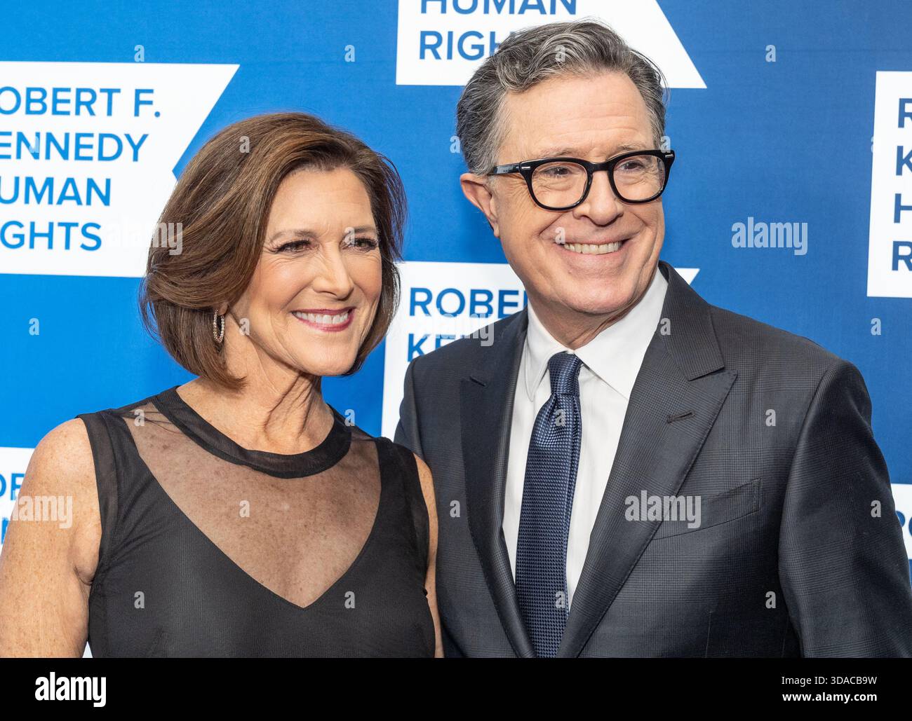 Evelyn McGee-Colbert and Stephen Colbert attend Robert F. Kennedy Human ...