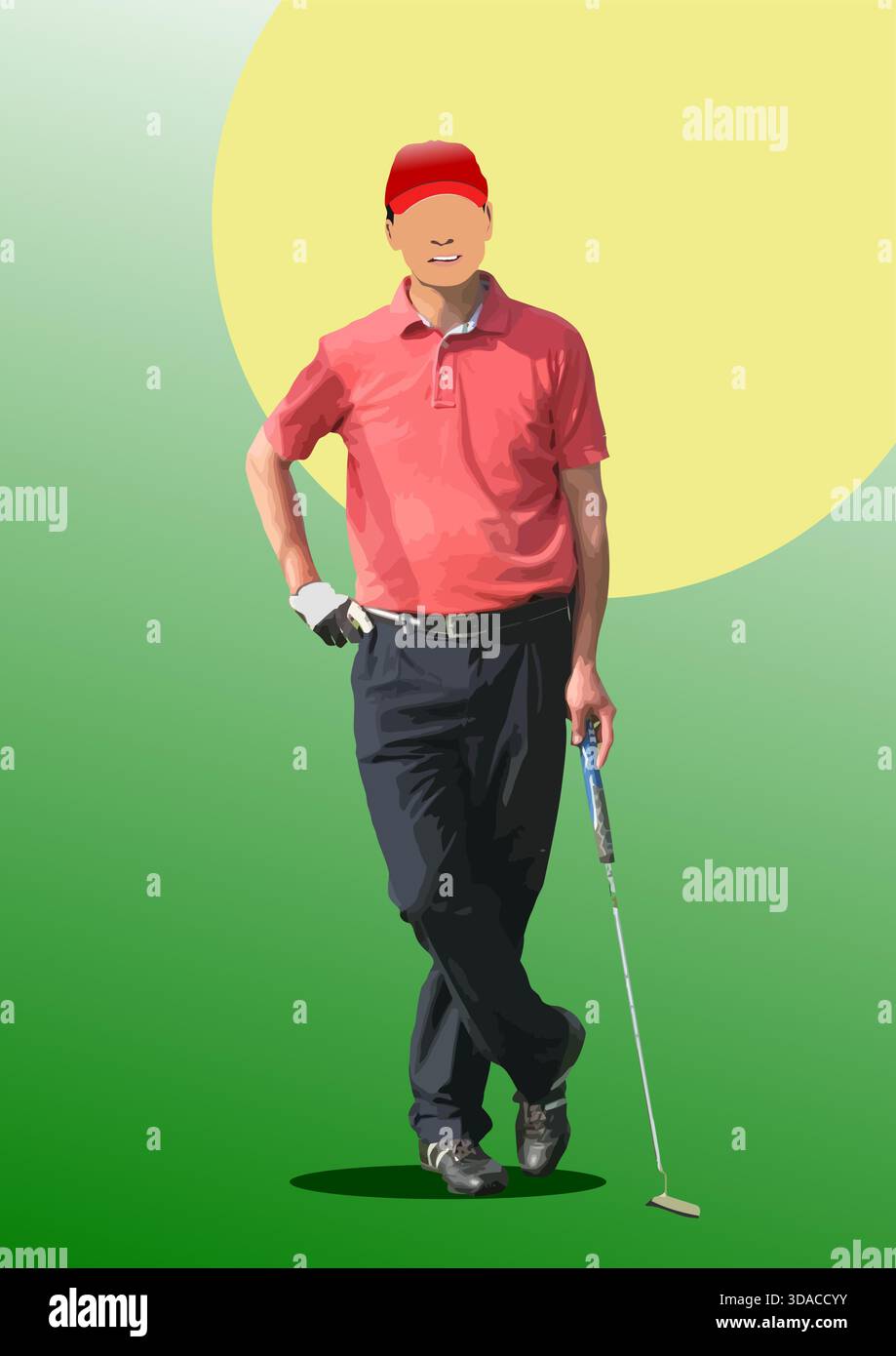 Athlete posing hand on Stock Vector Images - Alamy