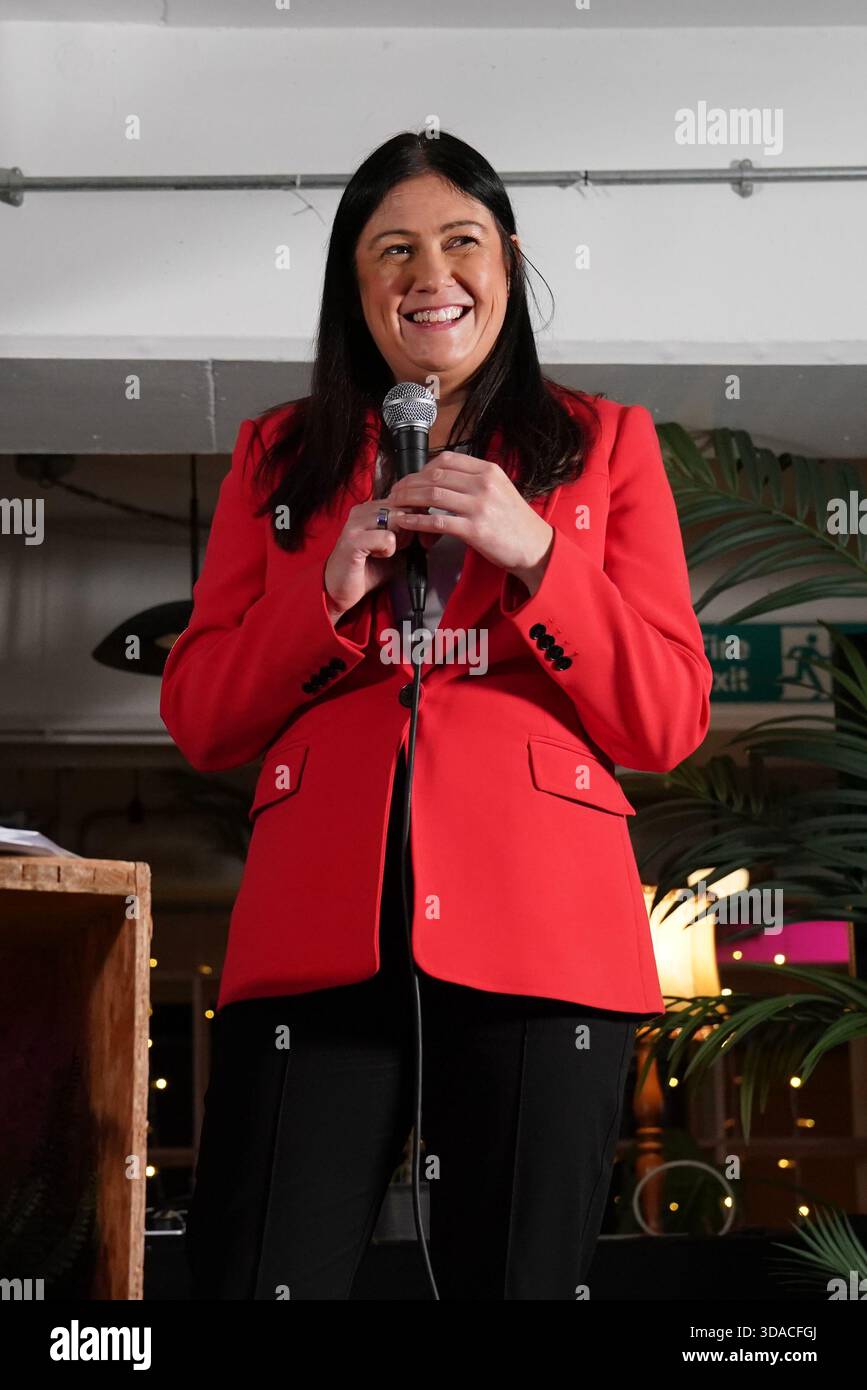 Culture Secretary Lisa Nandy speaking during the National Youth ...