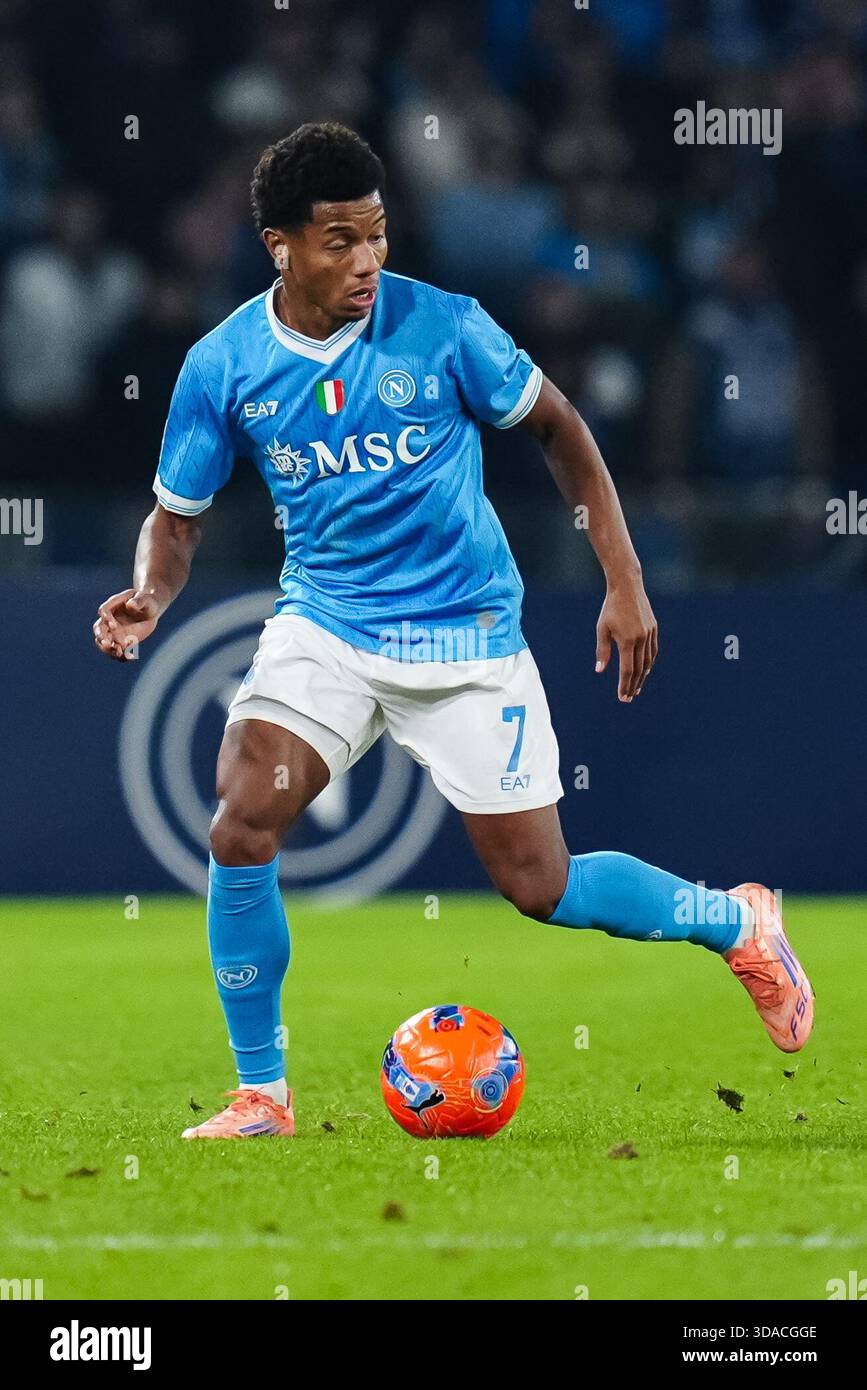 David Neres of SSC Napoli in action during the serie Serie A Enilive ...