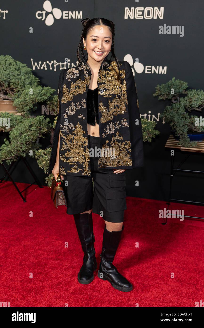 Chelsea Zhang attends the arrivals of the Los Angeles Premiere of “NO ...