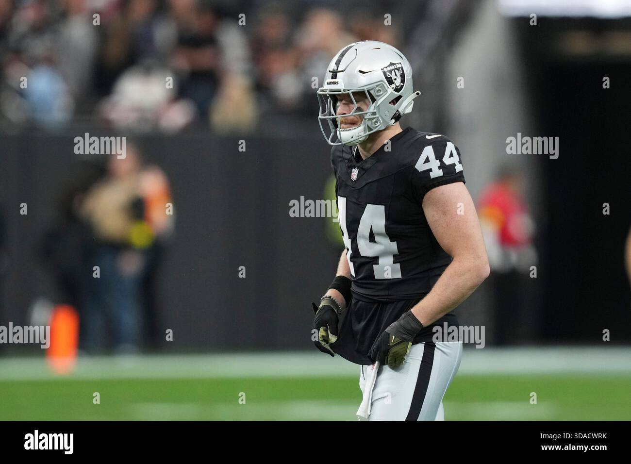 Las Vegas Raiders Linebacker Tommy Eichenberg 44 During The First