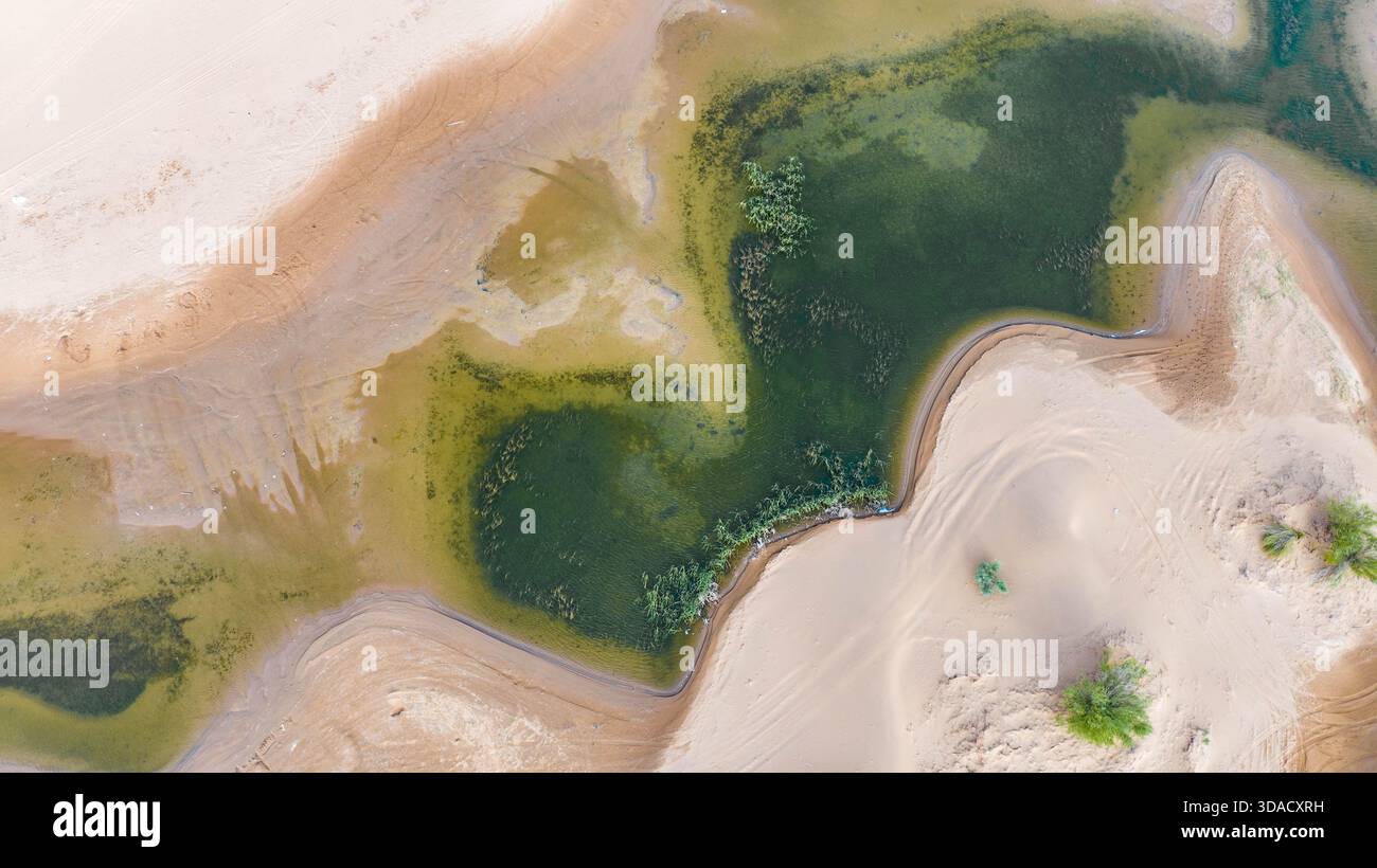 The fragile landscape highlights water scarcity, desertification ...