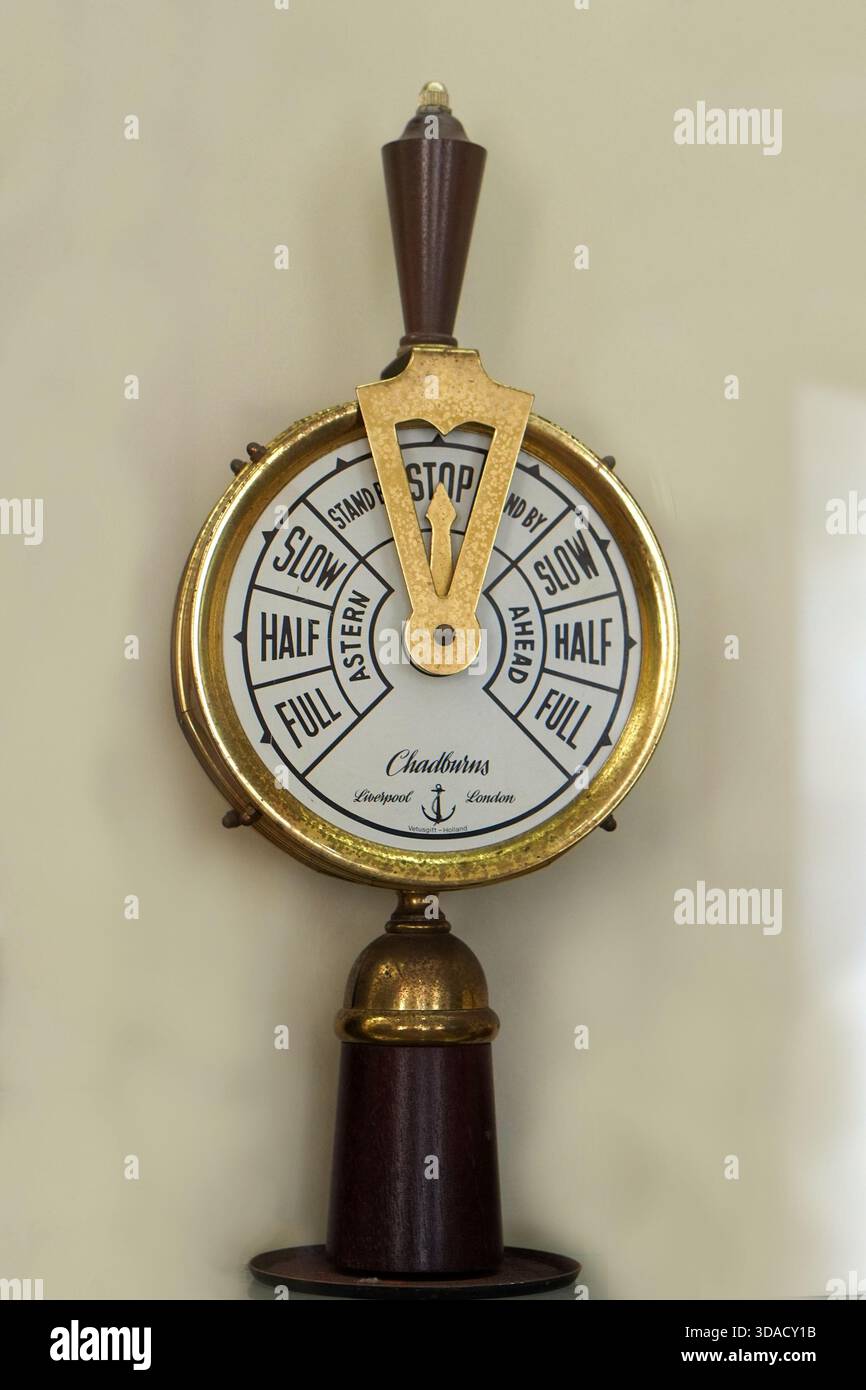 Engine command telegraph, also known as ship's telegraph or Chadburn ...