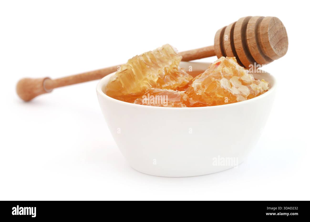 Honey in the comb Cut Out Stock Images & Pictures - Alamy