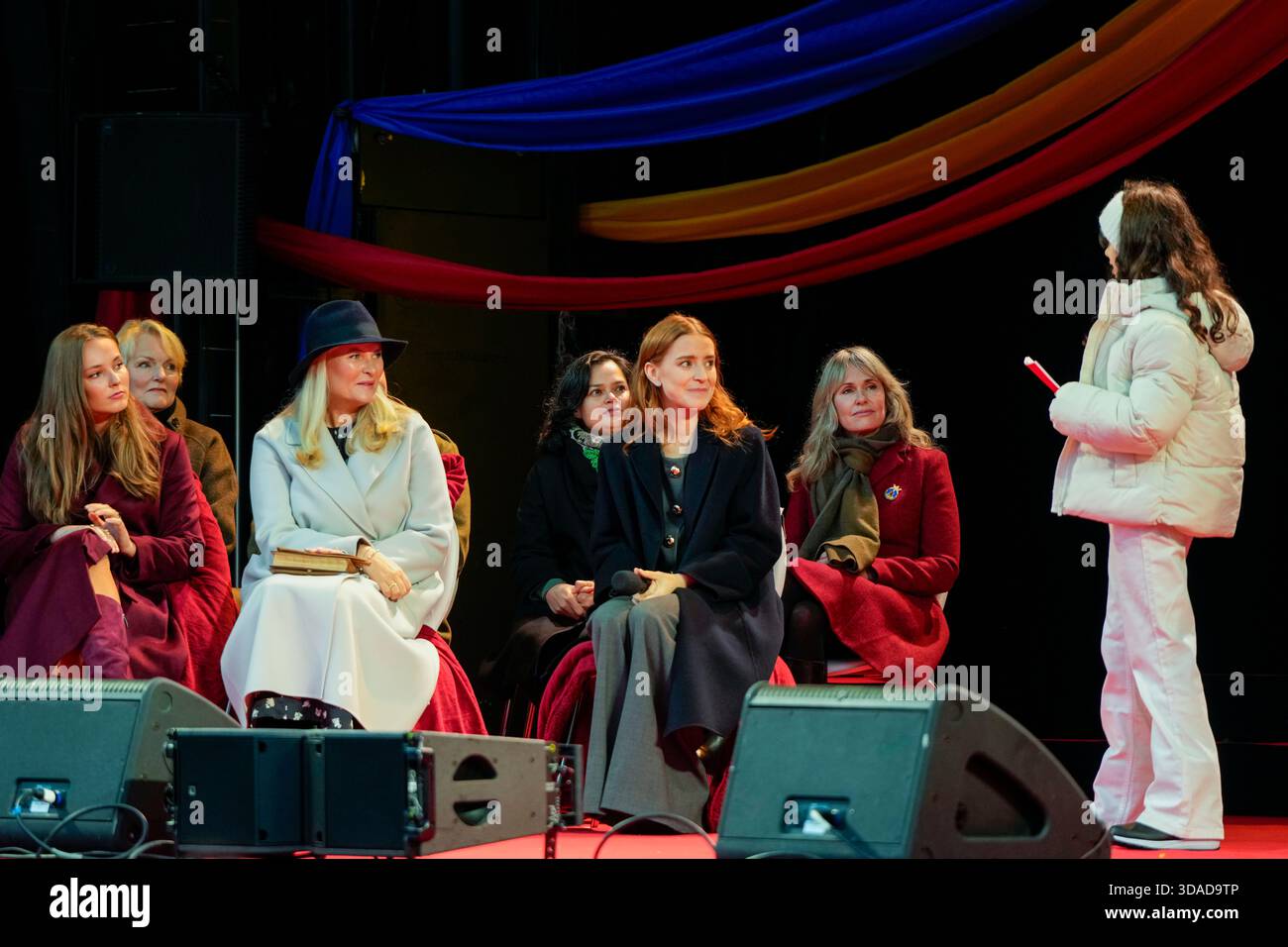 Oslo 20251210. Crown Princess Mette-Marit, Princess Ingrid Alexandra ...